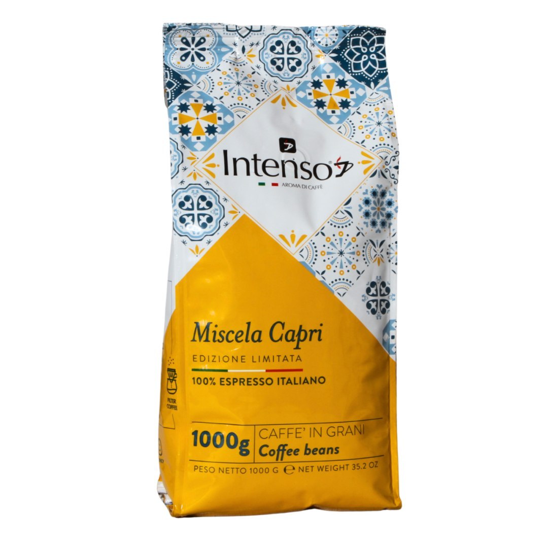 CAFFE INTENSO KAWA ZIARNISTA 100% Robusta Miscela Capri 1 kg | Dobre ...